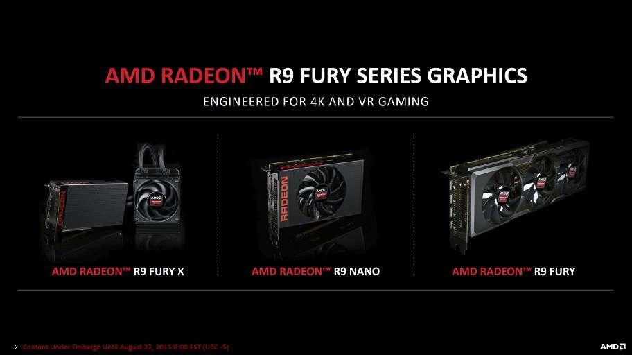 AMD Radeon R9 Fury X2最快明年3月推出 | XFastest News