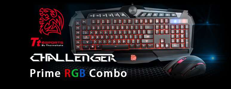 入門也能享受RGB 曜越 Tt CHALLENGER Prime RGB Combo 電競鍵鼠組 | XFastest News