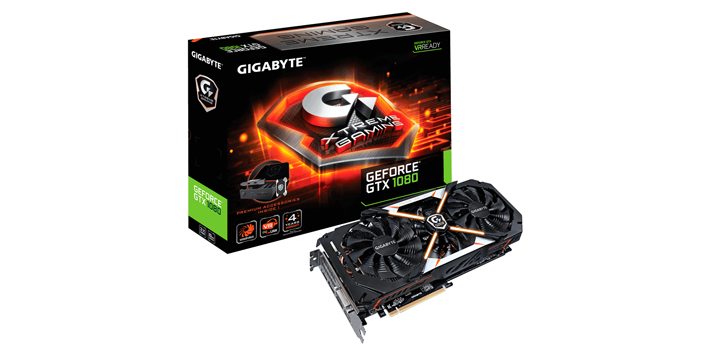 GIGABYTE 技嘉發表 GTX 1080 Xtreme Gaming Premium Pack顯示卡，三個10公分風扇卡長僅29.5公分 ...