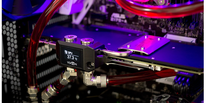 Aqua Computer 推出VISION Lineup系列監控產品，可用來監控水冷流量並發出警示 | XFastest News