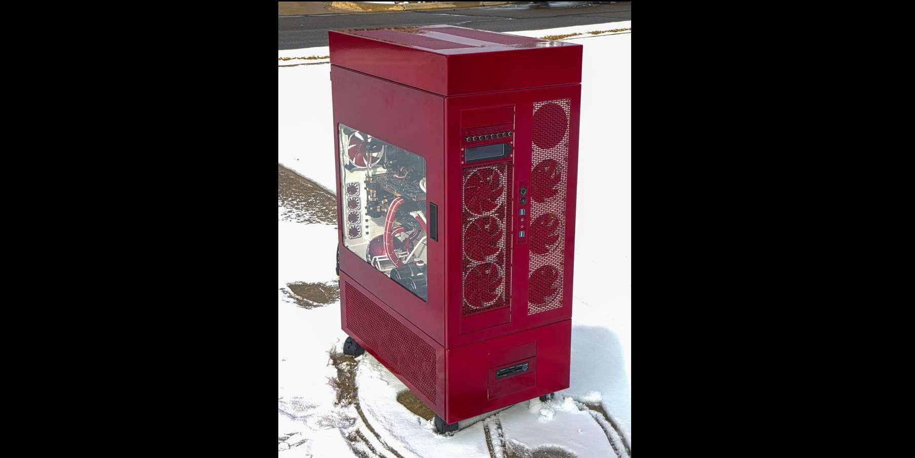 CaseLabs TH10 with Pedestal and extended tops | XFastest News