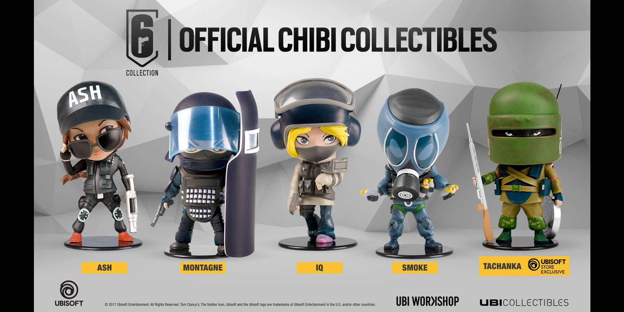 UBISOFT 公布「SIX COLLECTION」Q 版系列收藏公仔 | XFastest News