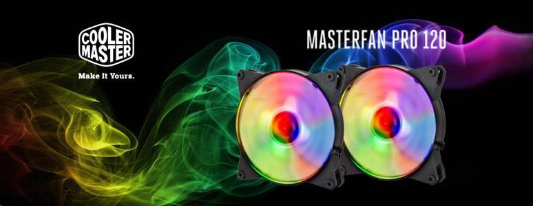 Cooler Master MasterFan Pro 120 氣流平衡扇與 RGB LED 控制器開箱 | XFastest News