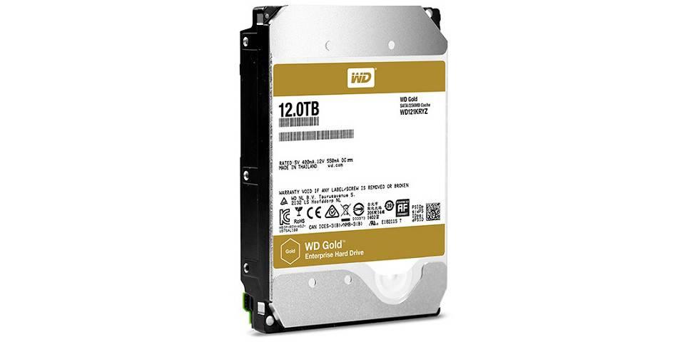 WD Gold企業級硬碟新增12TB容量：採用氦氣填充封裝 | XFastest News