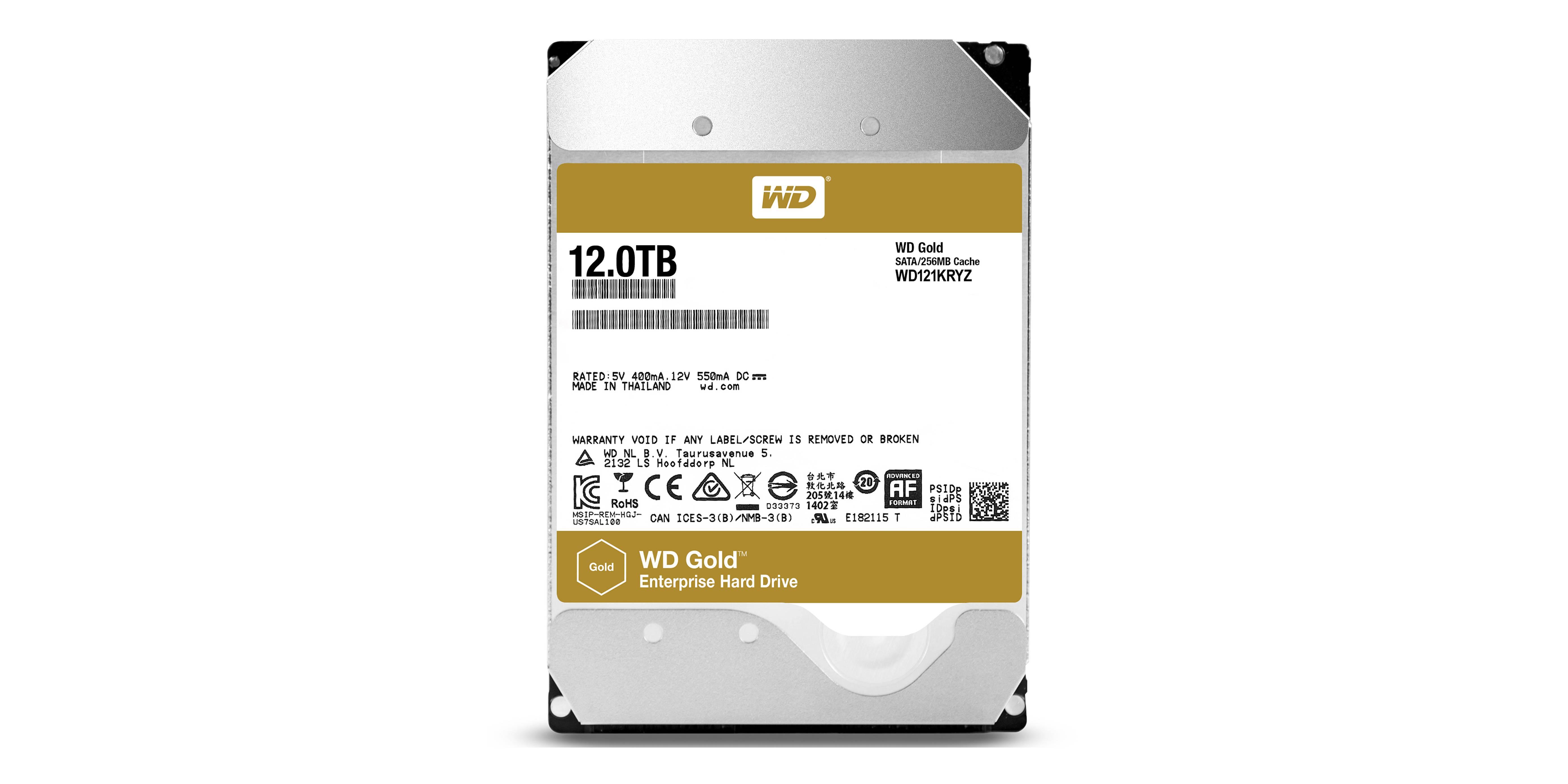 Western Digital推出12TB WD Gold硬碟 滿足日益成長的大數據應用與容量需求 | XFastest News