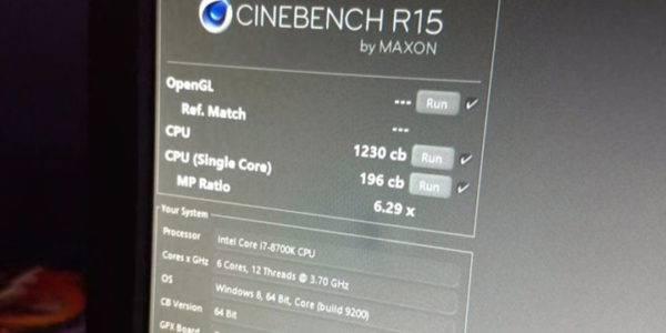Intel Core i7-8700K 成績曝光 Cinebench R15 獲得 1230 cb | XFastest News