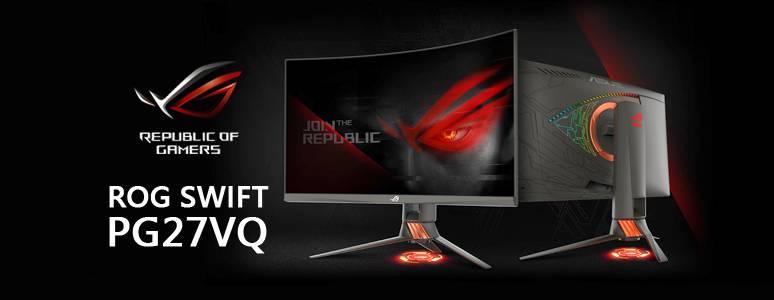 ASUS ROG SWIFT PG27VQ 電競顯示器開箱 / 1440p超頻165Hz, ROG投影Aura燈效 | XFastest News