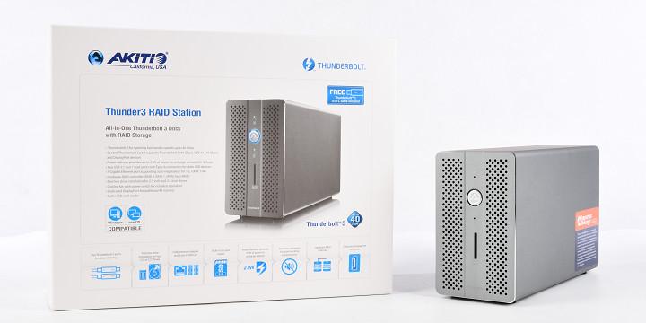 AKiTiO Thunder3 RAID Station 開箱試用，資料備份與介面擴充一機輕鬆搞定 | XFastest News