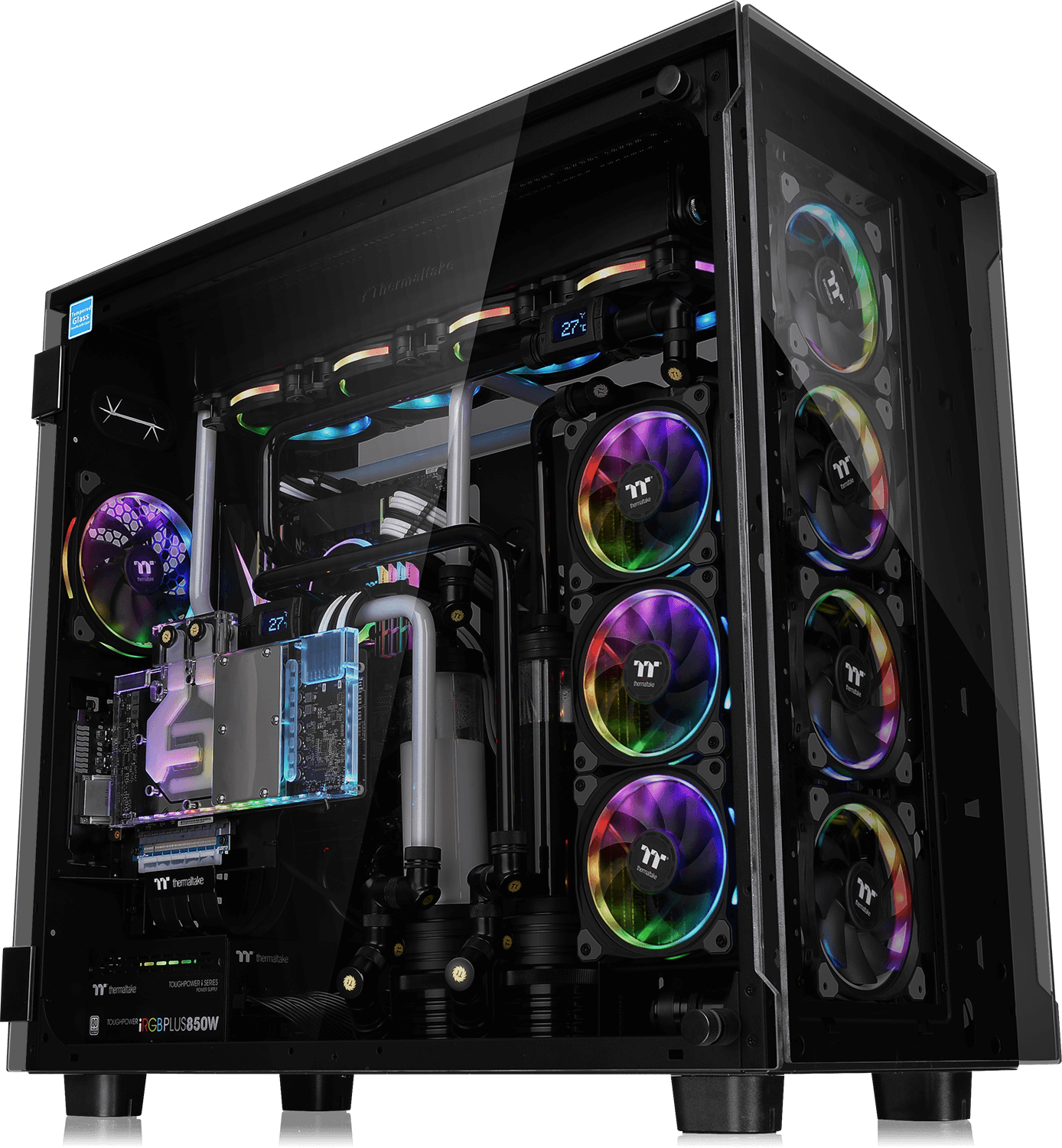 曜越全新VIEW 91黑白雙星水冷電競電腦正式上架PChome-Thermaltake,TT Premium