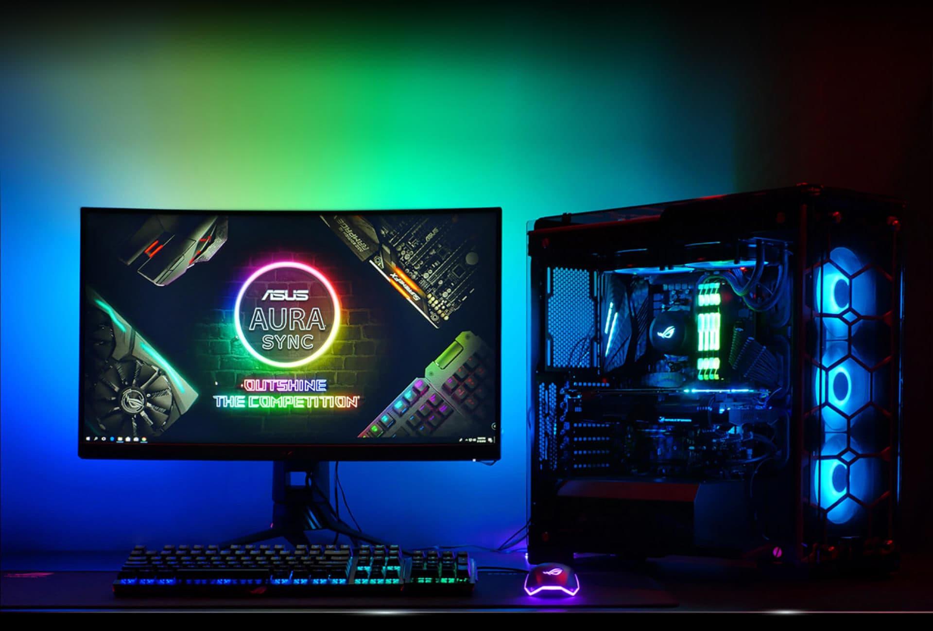 ASUS 推出顯示器 RGB 背光套件 ROG Aura Terminal | XFastest News