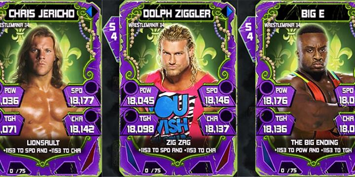 《WWE SuperCard》：全新WrestleMania 34卡牌 | XFastest News