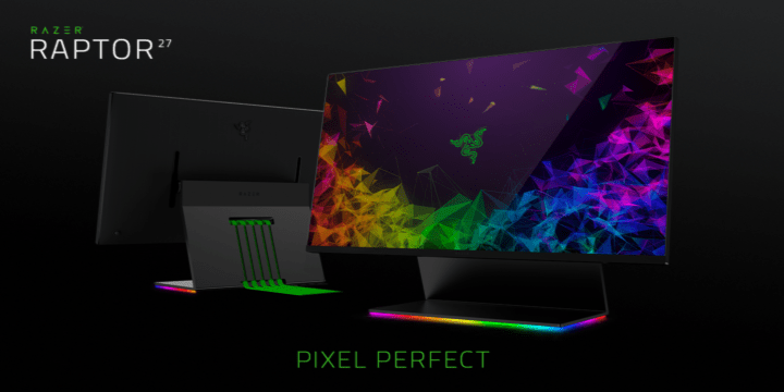 CES 2019：Razer Raptor為Razer首款遊戲顯示器 – 27“WQHD @ 144Hz，HDR和FreeSync支援 ...