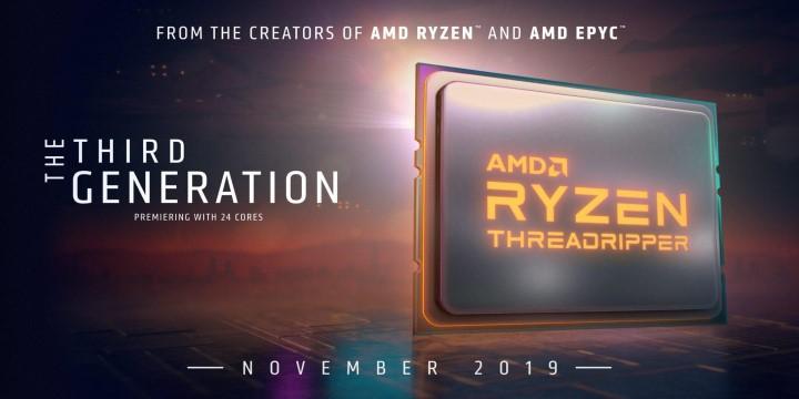 AMD將於11月7日發布第三代Ryzen Threadripper處理器 | XFastest News