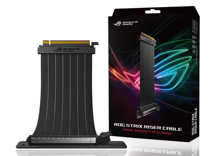 ASUS ROG Strix 出品 PCIe 延長線與金屬插槽底座 | XFastest News