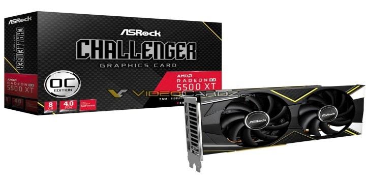 ASRock曝光Challenger Radeon RX 5500 XT顯示卡 | XFastest News