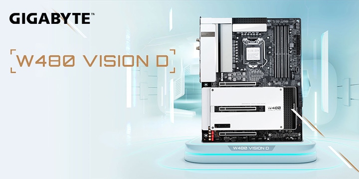 GIGABYTE W480 VISION D 主機板開箱測試報告 / 建構入門工作站、創作者自用兩相宜 | XFastest News