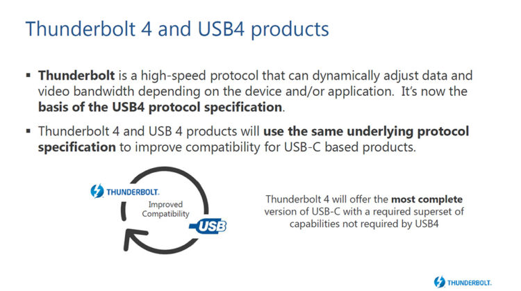 Intel 推出 Thunderbolt 4 更新「一線所需」40Gb/s, 2 x 4K 顯示與 USB4 相容 | XFastest News
