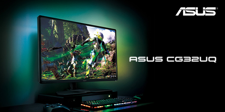 ASUS CG32UQ 電競螢幕開箱測試 / 4K60P、HDR600、為家用遊戲機而生 | XFastest News