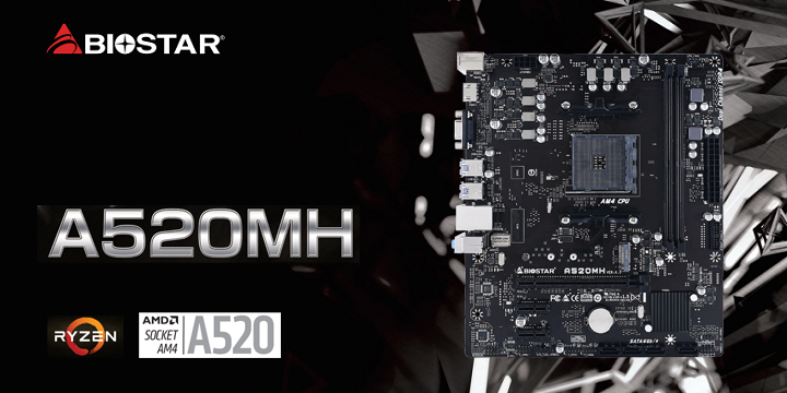 映泰 Biostar A520MH V6.0 開箱測試 / 規格俱全、裝機家用辦公的 AMD 主機板好選擇 | XFastest News