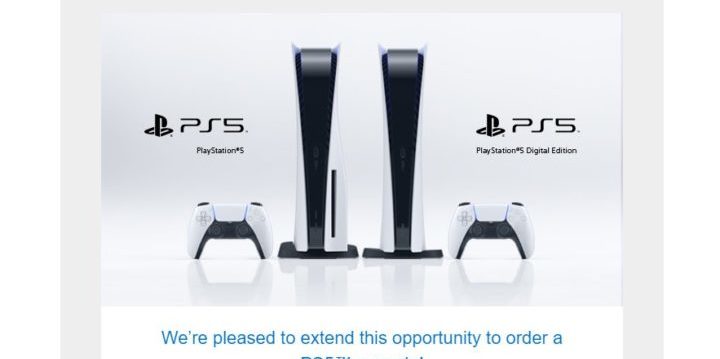 SONY向已經擁有PS5的玩家發送PS5購買邀請 | XFastest News