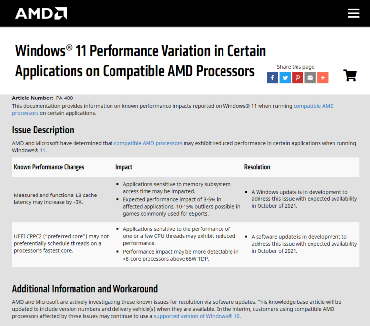 AMD 處理器玩家更新 Windows 11 請稍待系統與驅動更新 | XFastest News