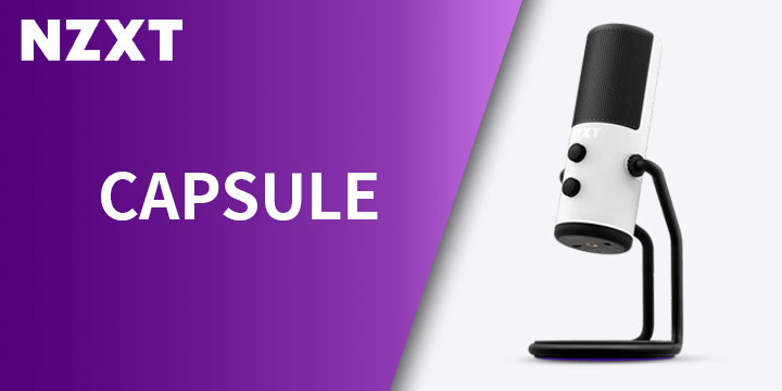 NZXT CAPSULE 心型指向麥克風 / 簡單就是美，快拆設計好收整 | XFastest News