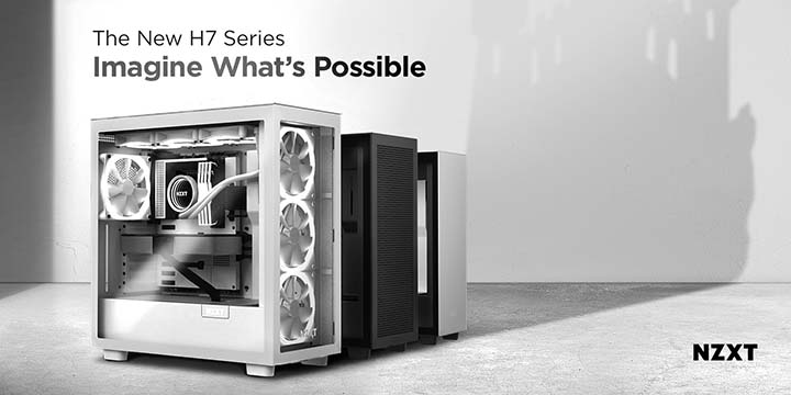 NZXT Releases Newest H7 Series Cases, Accessory Fans and Upright ...