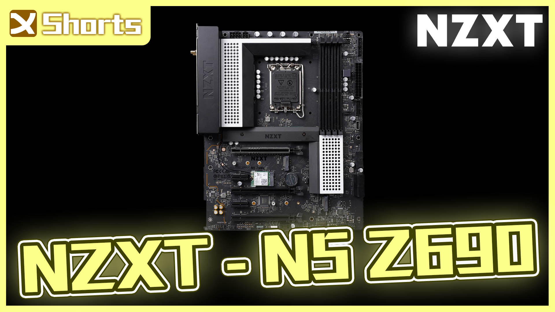 NZXT – N5 Z690 | Pure white textured armor and it’s more affordable ...