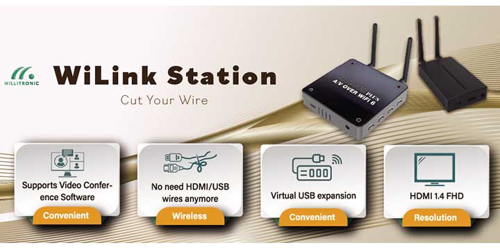 WiLink Station: Wi-Fi 6 Interactive Wireless Display Adapter | XFastest ...