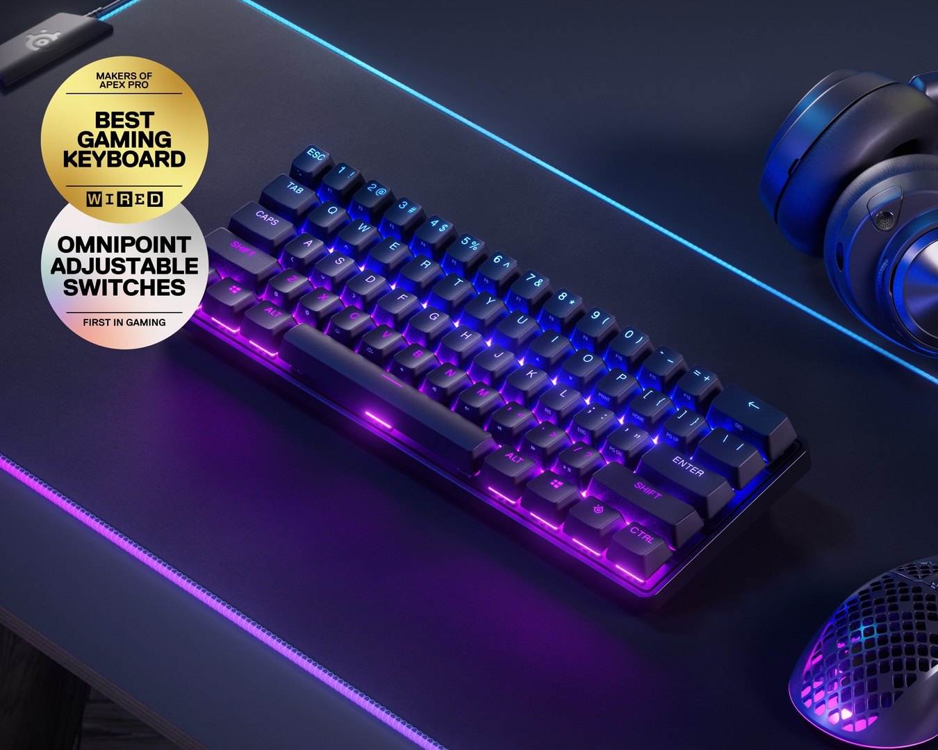 SteelSeries賽睿推出 APEX Pro Mini 有線及無線版本 | XFastest News