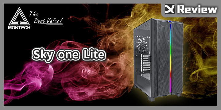 Montech Sky One Lite 機殼開箱 / 全面積網孔前面板、ARGB 觸點式燈條、側開式玻璃側板 | XFastest News