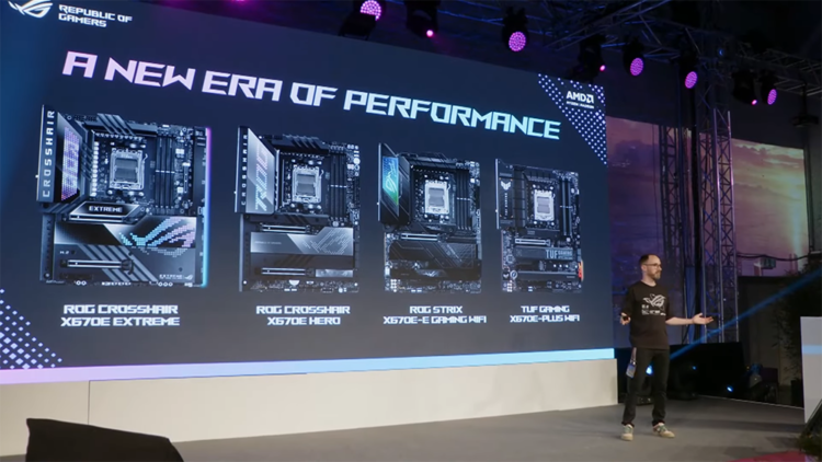 ROG 展示 Crosshair X670E Gene 與 STRIX X670-I 小主板與第三代 Ryuo III 水冷產品 ...