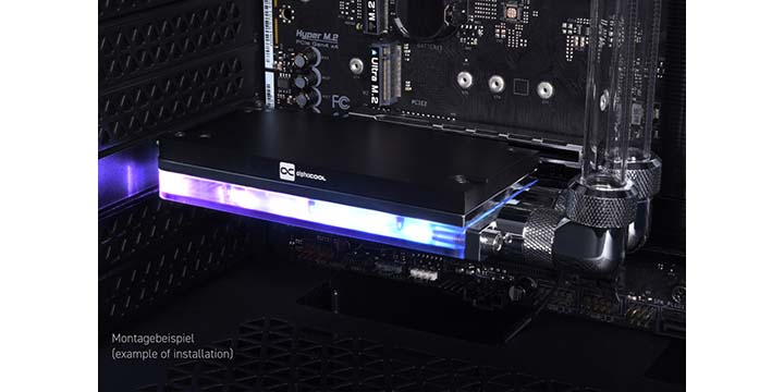 Alphacool 推出分體式水冷 PCIe 4.0×4 轉 M.2 NVMe SSD 轉接卡 | XFastest News