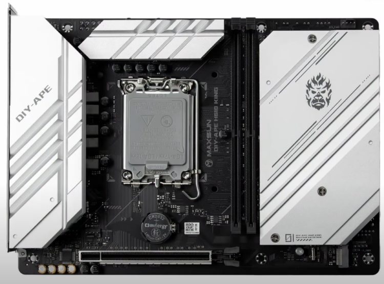 古代裝機猿與 MAXSUN 推出聯名款 DIY-APE H610 KING YTX 主機板 | XFastest News