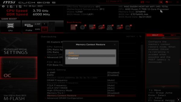 MSI 新增 Memory Context Restore 加快 AM5 主機板開機時間 | XFastest News