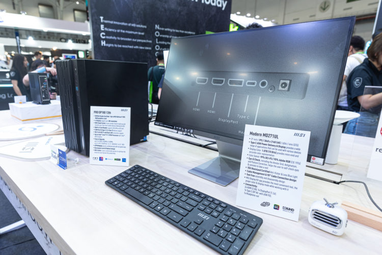 COMPUTEX 2023 MSI 展示曲面 32:9 Project 491C QD-OLED 與 MAG 32UPF 4K Rapid ...