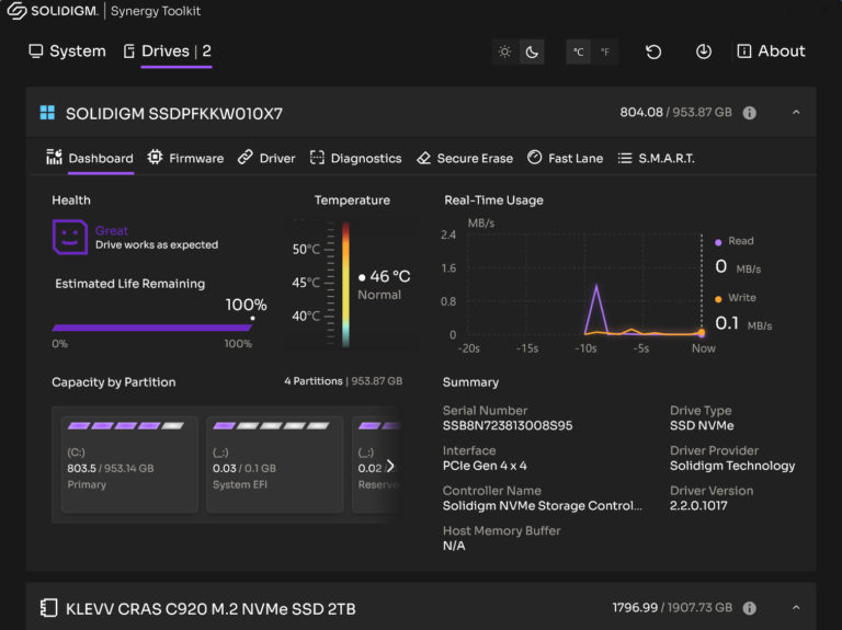 Solidigm 推出 Synergy 2.0 軟體新介面搭配自寫驅動優化 SSD 效能 | XFastest News