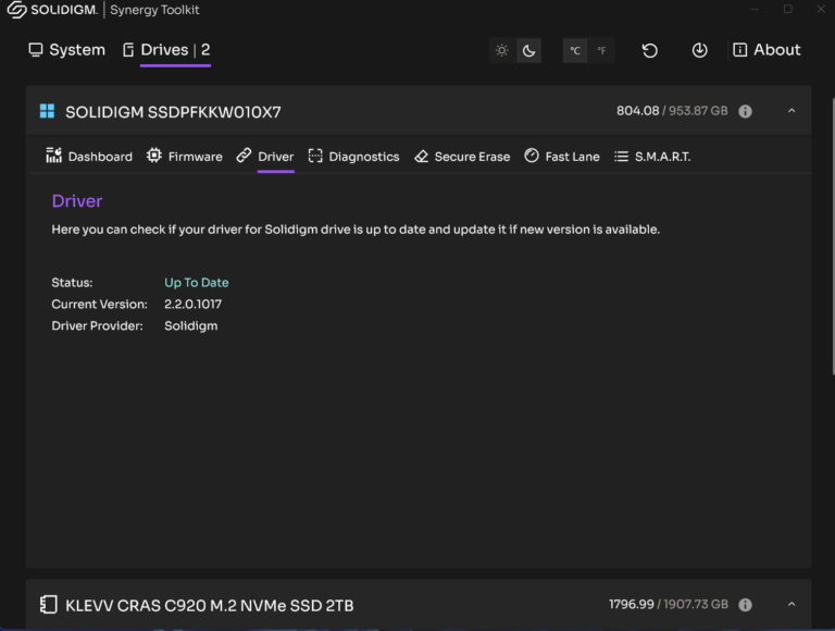 Solidigm 推出 Synergy 2.0 軟體新介面搭配自寫驅動優化 SSD 效能 | XFastest News