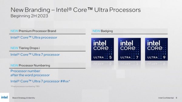 Intel 在 Meteor Lake 問世前更新品牌命名去「i」簡化並推出 Intel Core Ultra | XFastest News