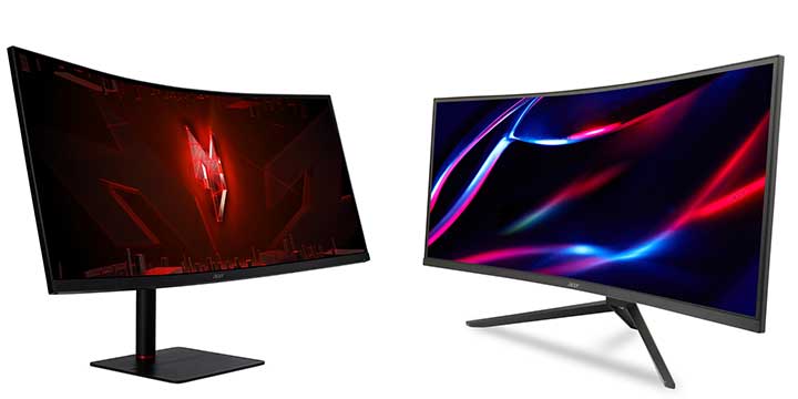 宏碁大尺寸曲面電競螢幕全新力作!! Acer 34吋《XV345CUR V3/ ED343CUR V3》原生180Hz 高刷新亮相 ...