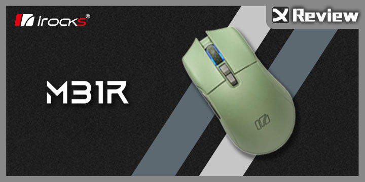 iRocks M31R 無線電競三模滑鼠開箱 / 極輕量 66g 配備 26k dpi , 8 千萬次按壓次數 | XFastest News