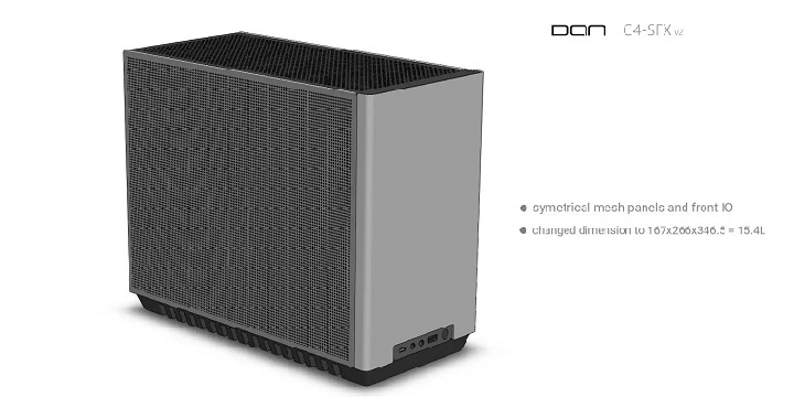 DAN Cases C4-SFX SFF 機殼即將更新 V2 版本，15.4 升 4.4 槽顯卡 | XFastest News