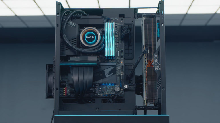 LIAN LI 2024 Digital Expo 顯卡直立且前置 SUP-01 顛覆 PC 機殼的配置 | XFastest News