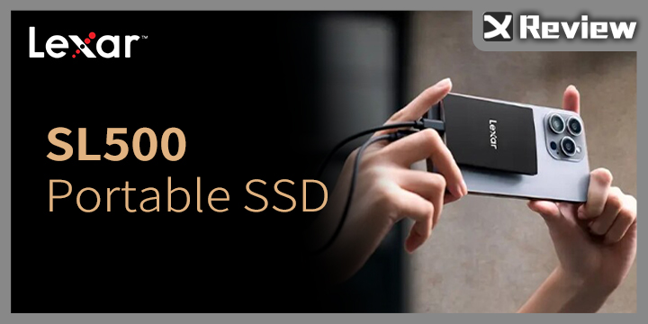 20Gbps 多平台極速傳輸 | Lexar SL500 Portable SSD 外接式固態硬碟開箱 | XFastest News