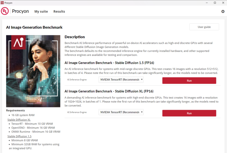 UL Procyon 加入 AI 生成圖片測試採用 Stable Diffusion 1.5 模型測試 AI PC 性能 | XFastest ...