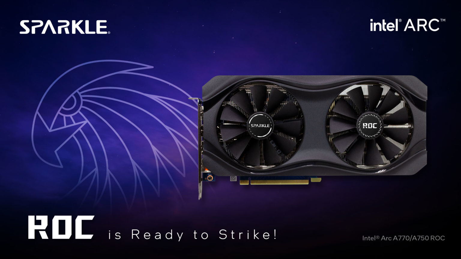 SPARKLE 推出 ROC 系列 Intel Arc A770 / A750 顯示卡與白色 Luna 版 | XFastest News