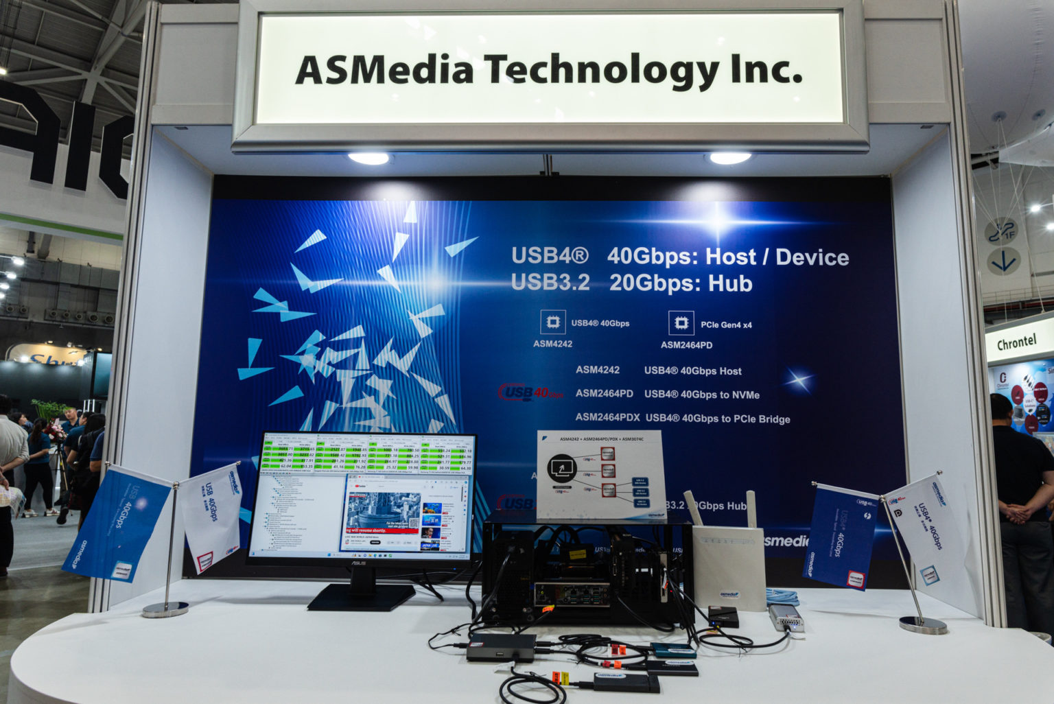 ASMedia 展示 USB4 晶片完整方案 ASM4242, ASM2464PD 與 ASM2464PDX 包辦主機與裝置端功能 ...