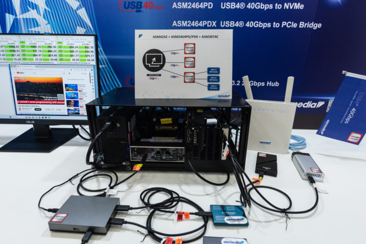 ASMedia 展示 USB4 晶片完整方案 ASM4242, ASM2464PD 與 ASM2464PDX 包辦主機與裝置端功能 ...