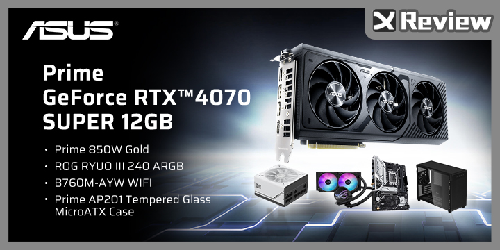 SFF PRIME BUILD！ASUS PRIME RTX 4070 SUPER OC 顯卡開箱組裝實測 / TUF 縮小版 ...
