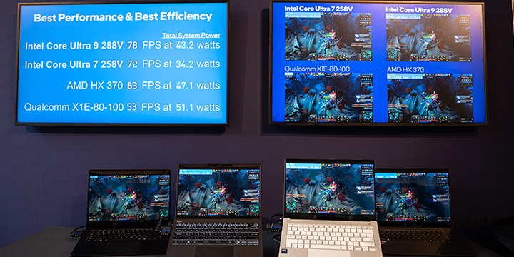 Intel 展示 Lunar Lake 生產力與遊戲功耗的出色表現 | XFastest News